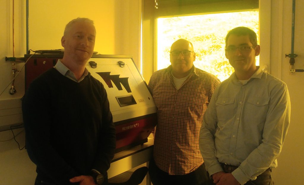 MicroWriter ML3 Baby installed in Orsay | Durham Magneto Optics