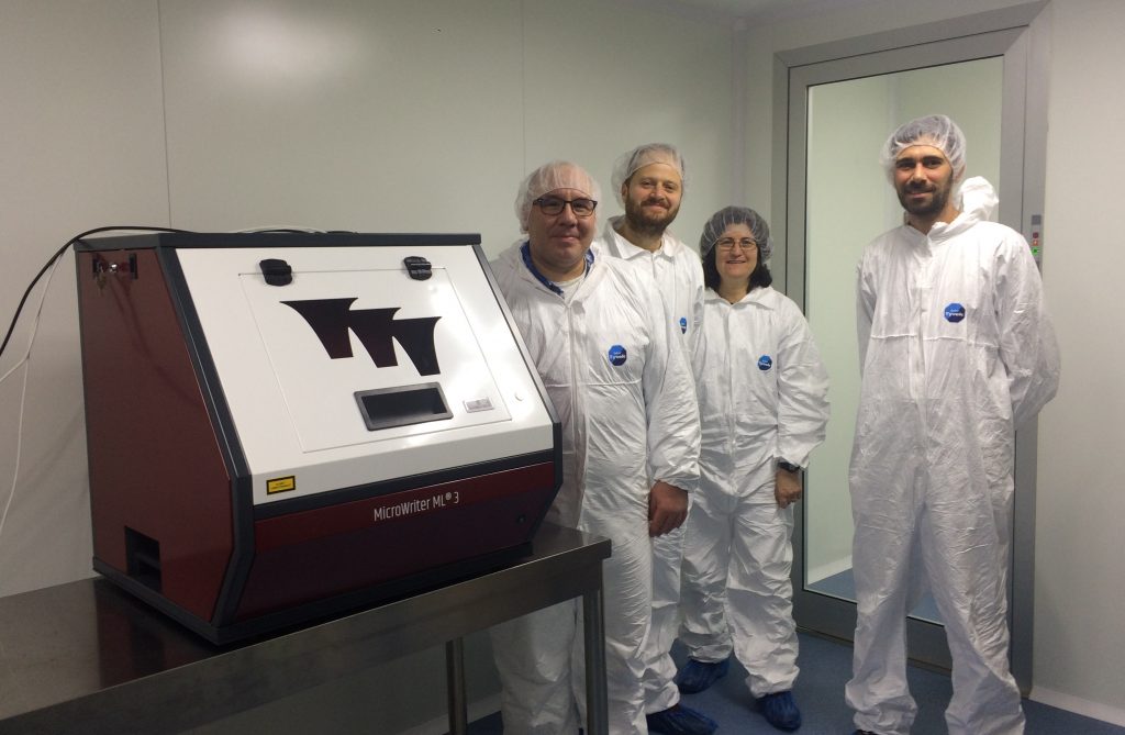 MicroWriter ML3 Baby+ installed in Pisa and Rome | Durham Magneto Optics